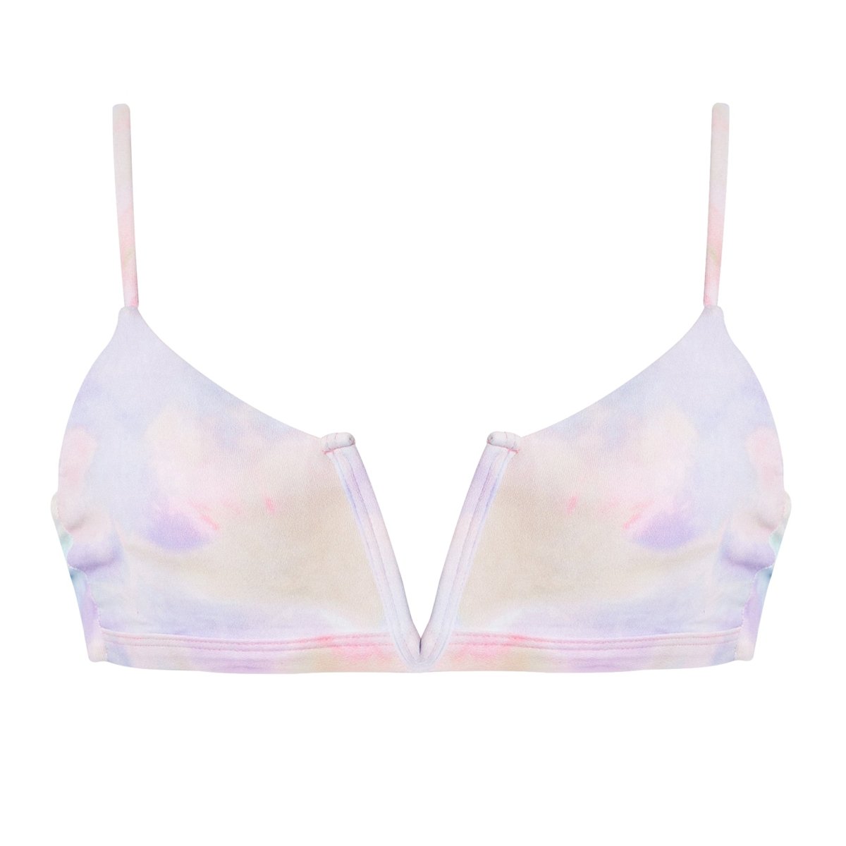 Isla Mujeres Sky Top - Blue and White sky Print Bikini Top – ITZIAR ...